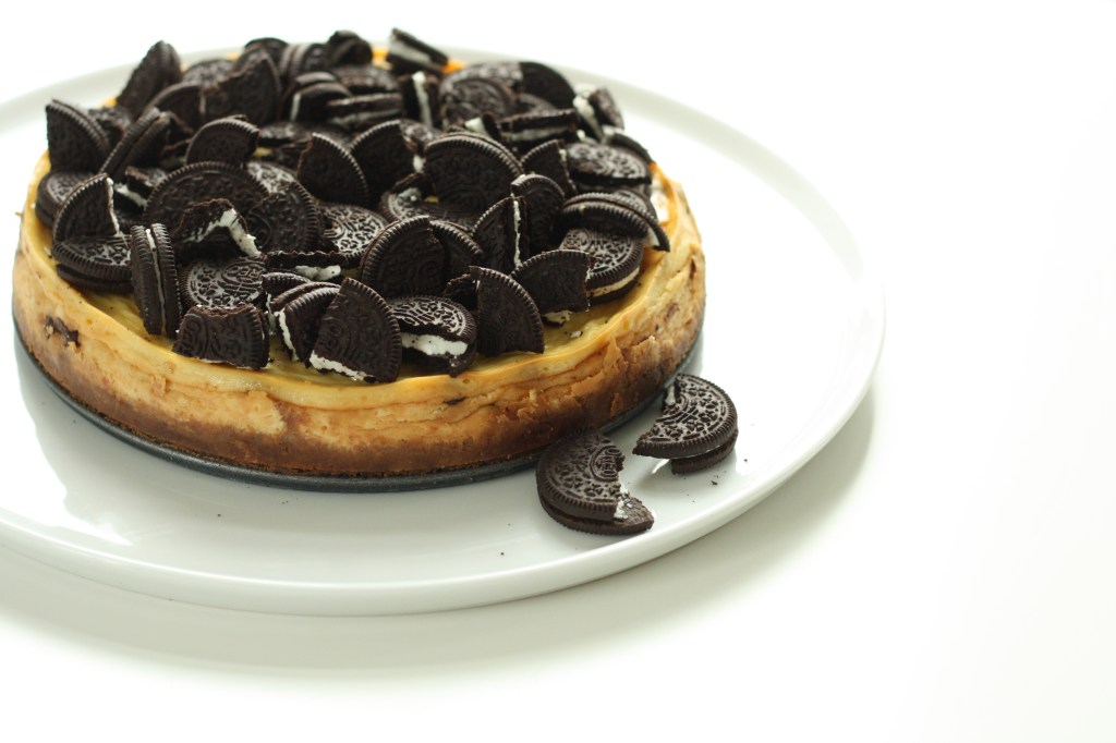 Oreo Topped Chocolate Chunk Cheesecake – Scaredy-Cat Kitchen